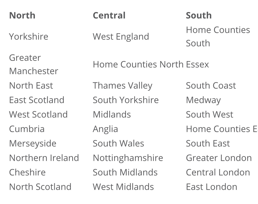 Royal Mail Group – Area Structure – CWU Eastern No5 Branch