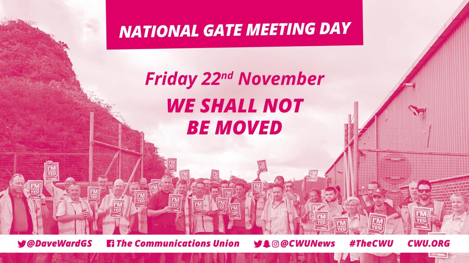 Next Friday – 22nd November is National Gate Meeting Day. The theme is ...