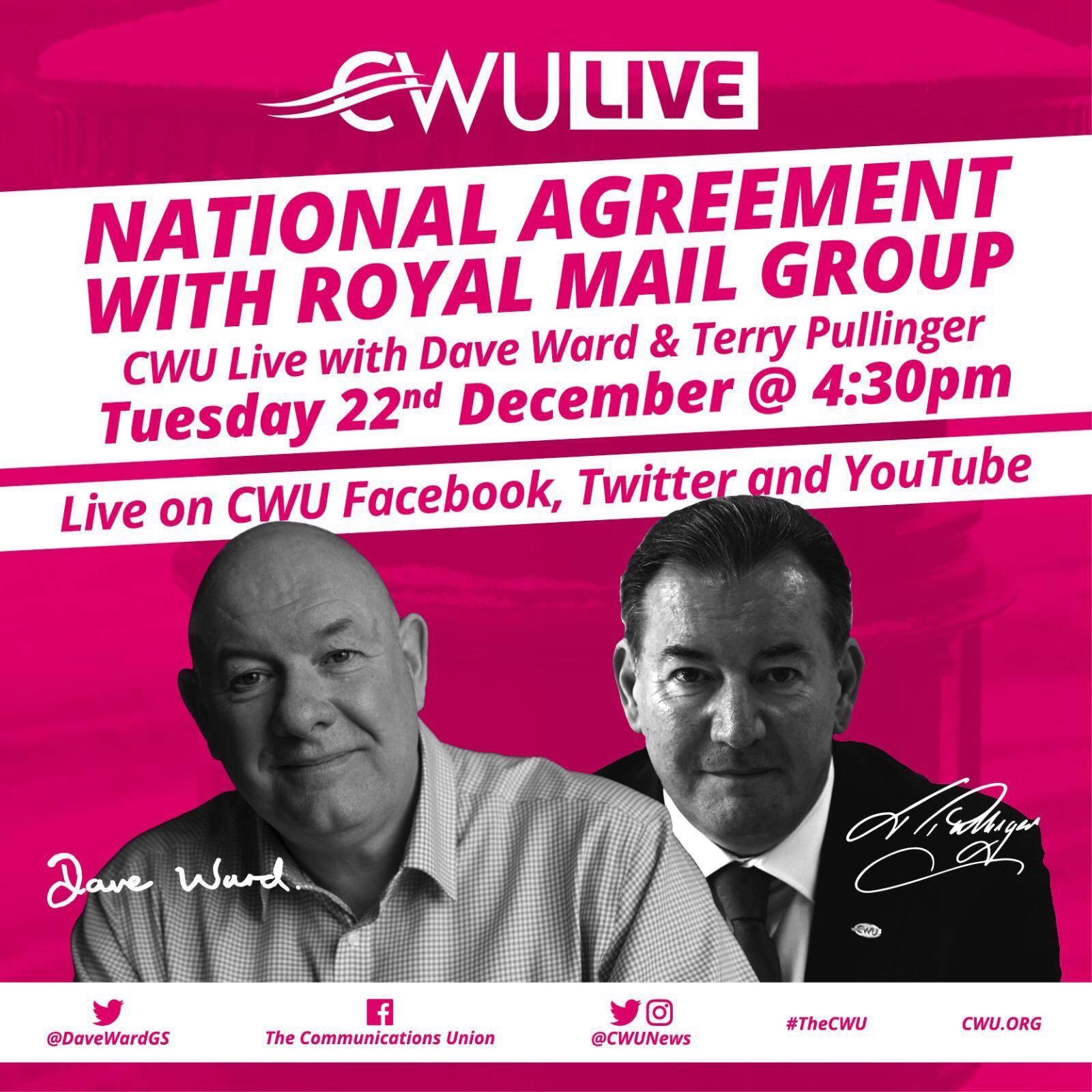 RMG & CWU KEY PRINCIPLES FRAMEWORK AGREEMENT(THE PATHWAY TO CHANGE ...